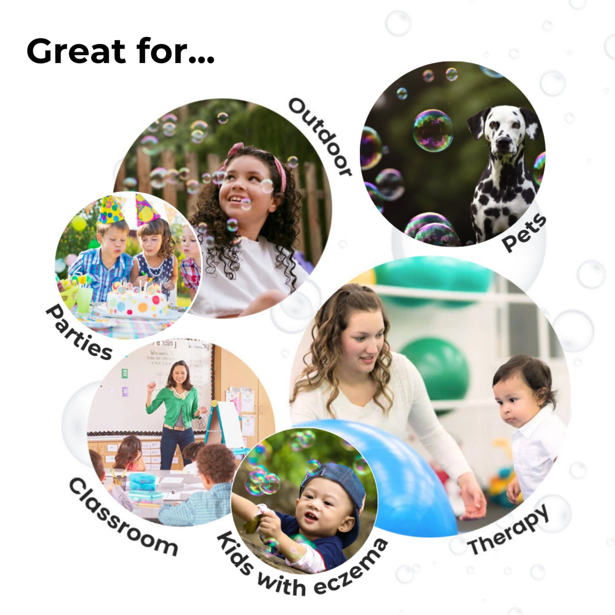 Sensory Bubble Play Skin Happy Botanical Bubbles & Blower Set – innobaby